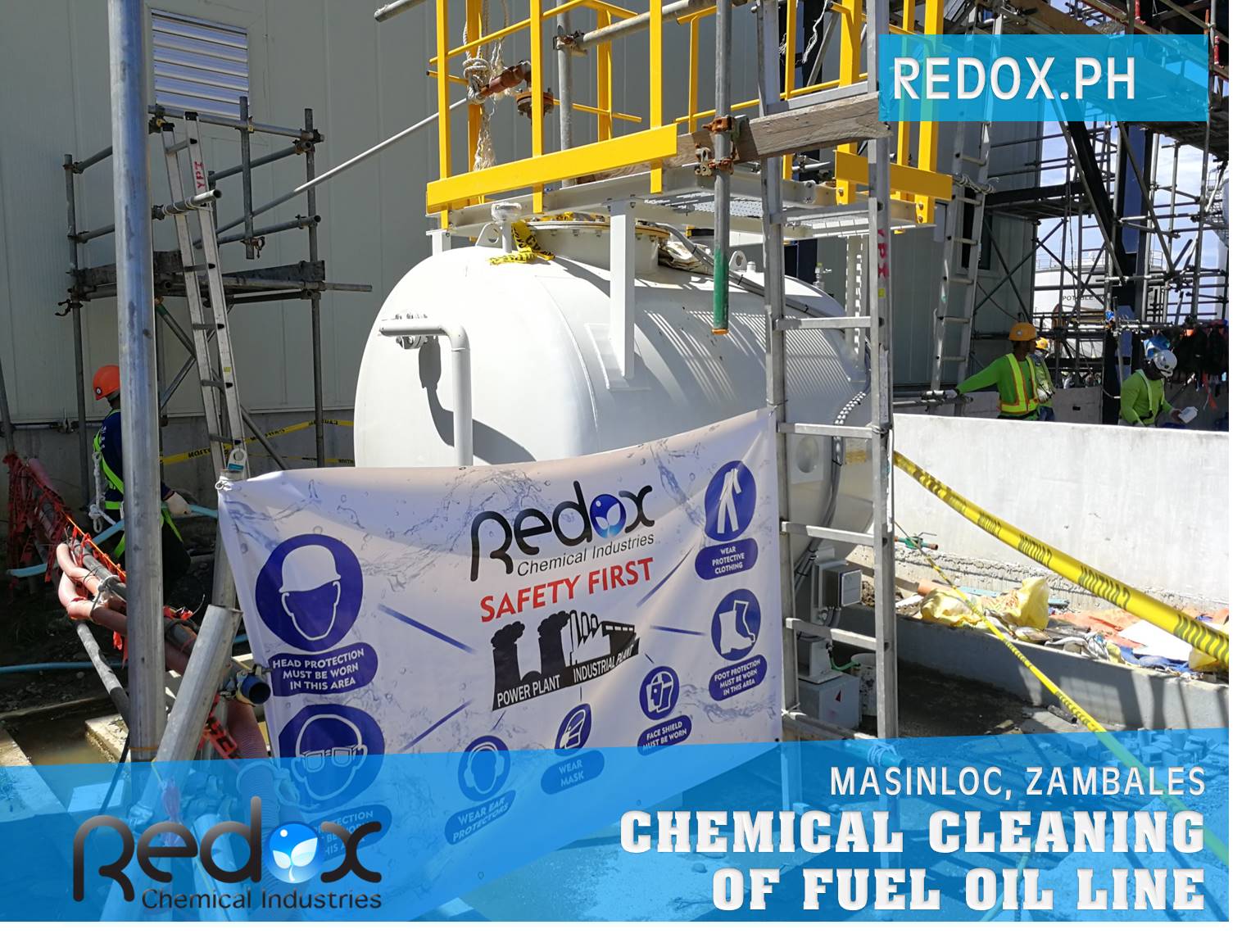 Chemical Cleaning of Fuel Oil Lines - Redox Chemical Industries